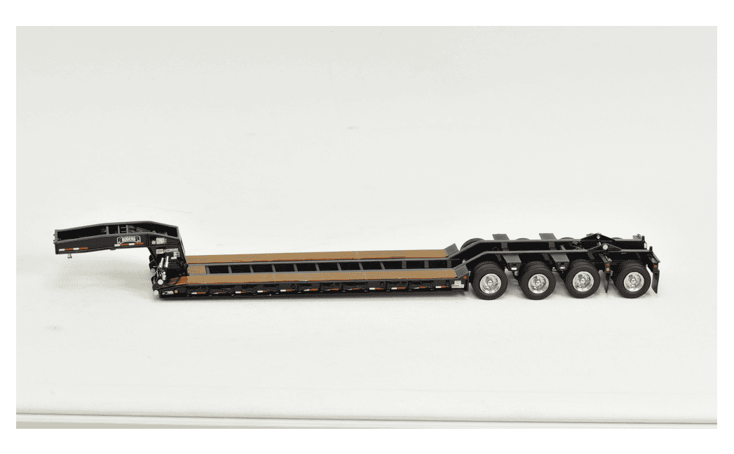 Rogers Ultima Lowboy Trailer - 4 Axle w/Flip - Black 4軸低板板台 SW3101 -K ...