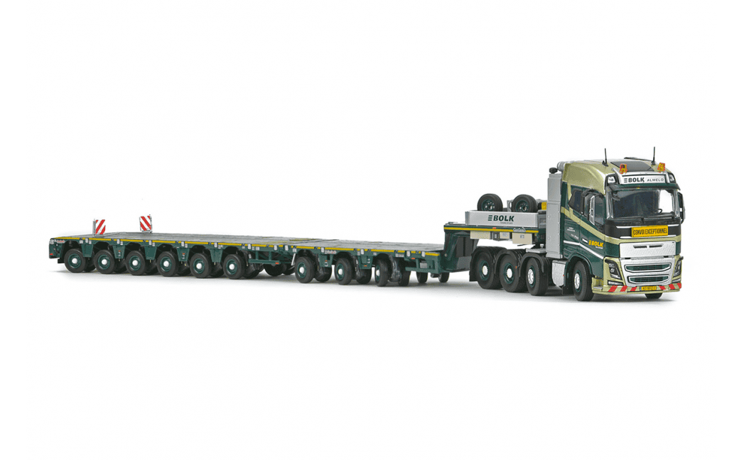 IMC Bolk Volvo FH04 Globertrotter 8x4 with Nooteboom MCO-PX 3+6 axle ...