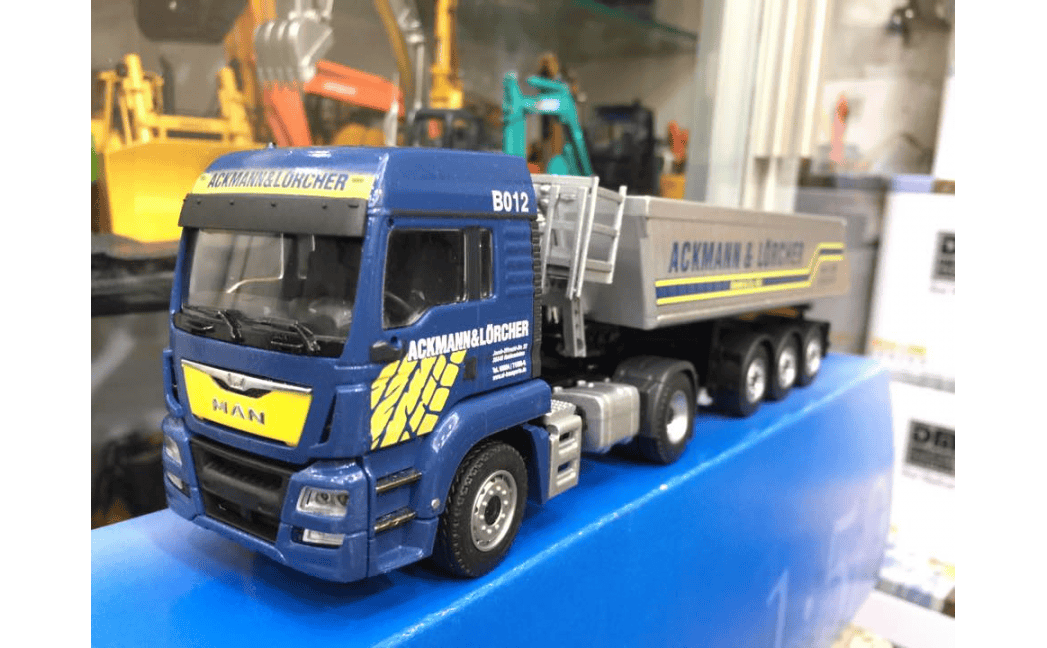 Conrad MAN TGS LX with SCB tipptrailer -Ackmann & Lörcher 77202/01 - 產品 ...