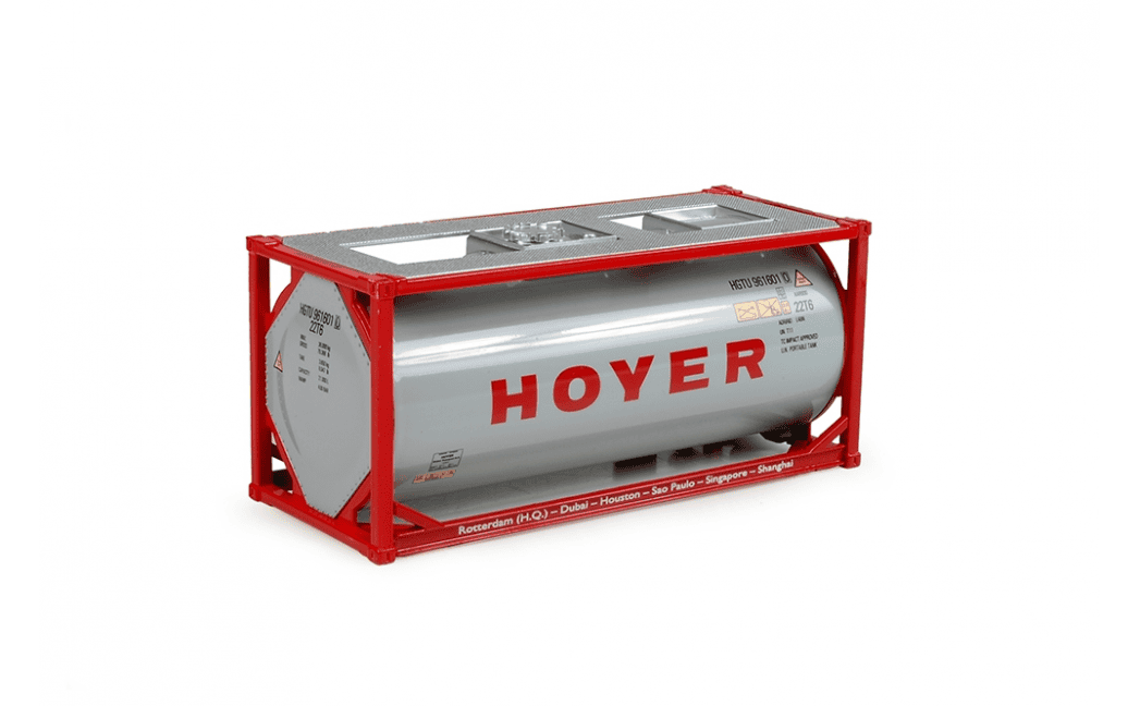 Hoyer 20ft. Iso tankcontainer - 產品介紹 - 元志工程模型館