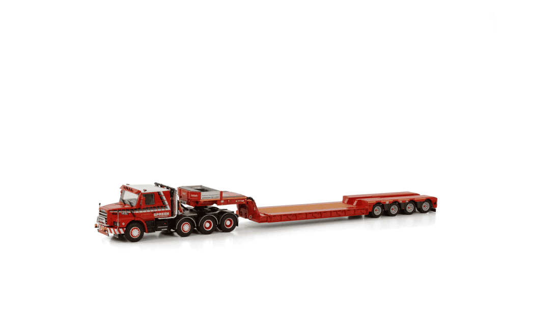 WSI SCANIA 3 SERIES TORPEDO STREAMLINE 8X4 LOW LOADER | EURO - 4 AXLE ...