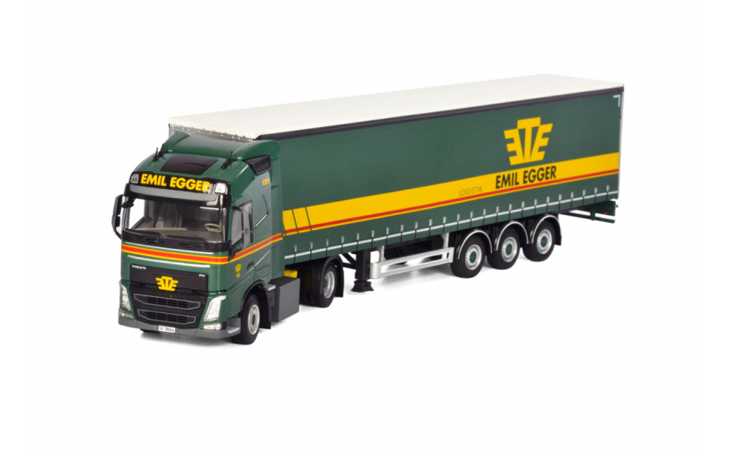 WSI VOLVO FH4 GL CURTAIN SIDE / TAUTLINER TRAILER - 3 AXLE EMIL EGGER ...
