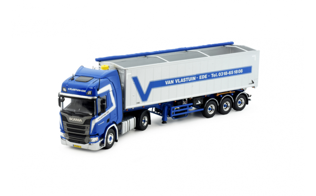 Tekno Scania Next Gen R450 met 3-assige Stas kipper Van Vlastuin 84935 ...
