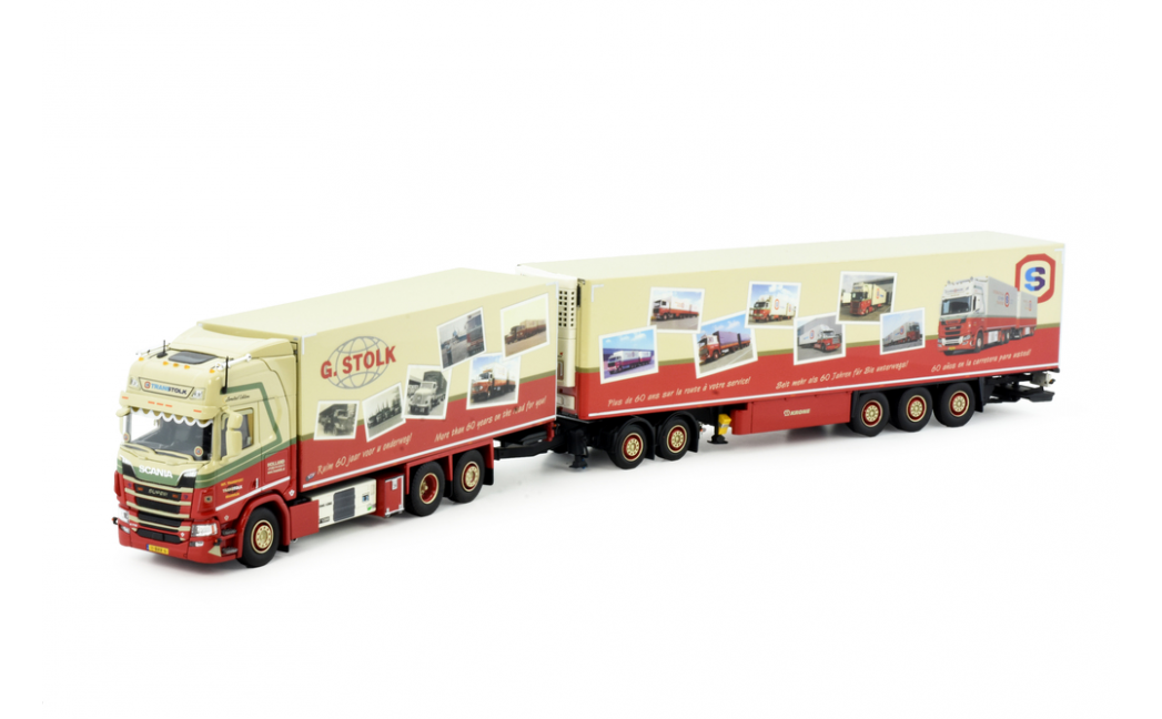 Tekno Scania Next Gen R700-V8 Highline motorwagen met 3-assige ...
