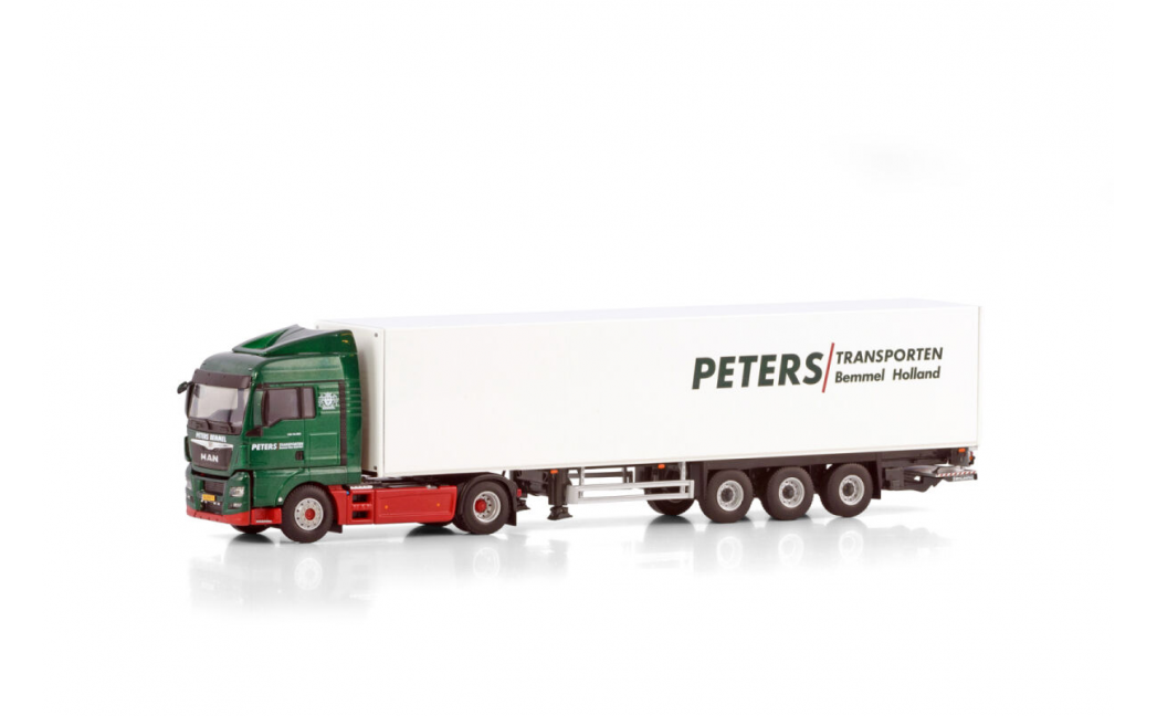 WSI MAN TGX XLX EURO 6 4X2 BOX TRAILER - 3 AXLE PETERS TRANSPORTEN 01 ...