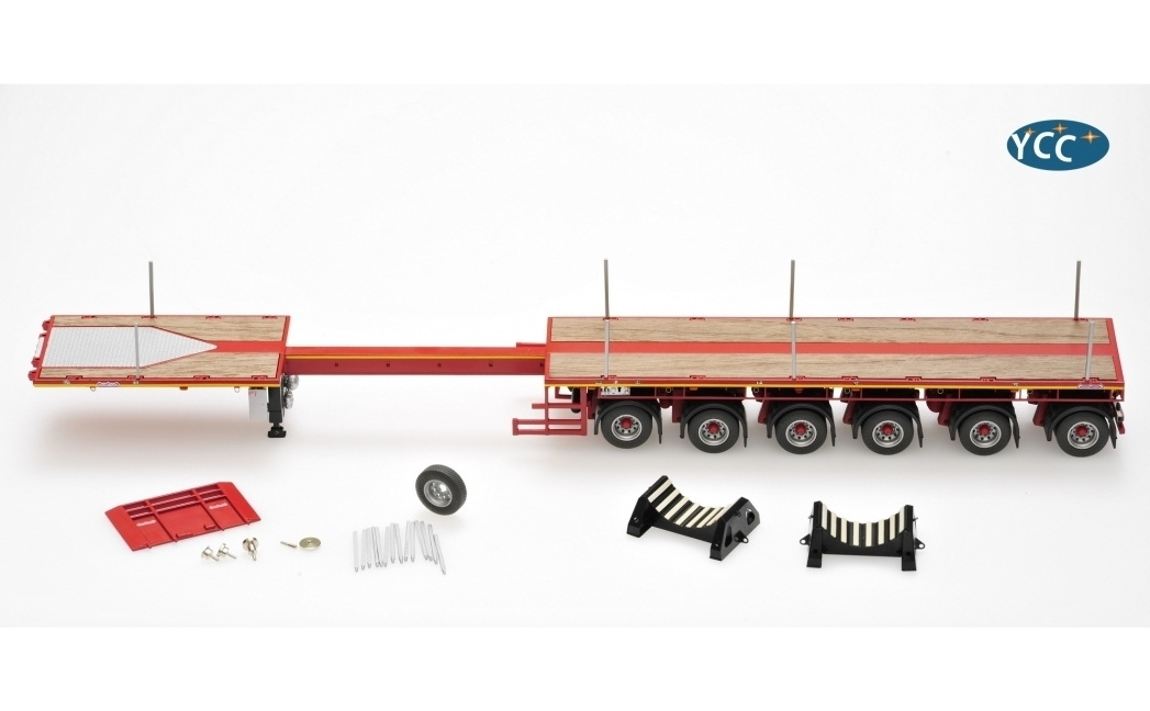 YCC 原廠紅色 RAL 3002 NOOTEBOOM EUROTRAILER 6-axle TYPE1 YC768-1-3002 - 產品 ...
