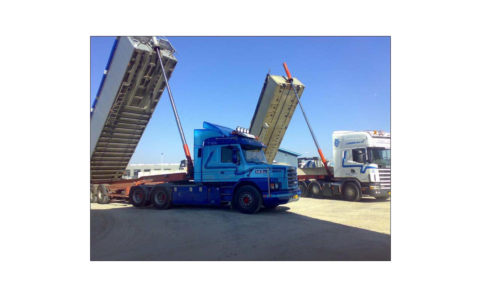 Tekno Scania 3-Series Torpedo with 3-Axle Stas Tipper Frank Nielsen ...