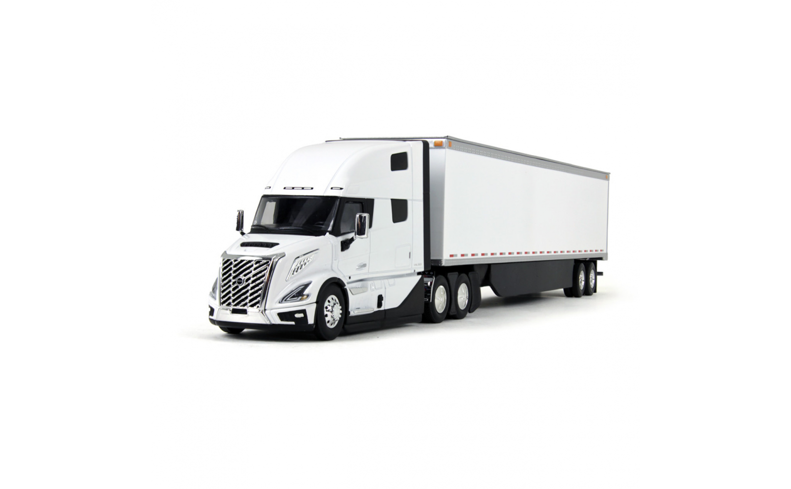 FirstGear White/White Volvo VNL 860 High-Roof Sleeper & 53' Trailer ...
