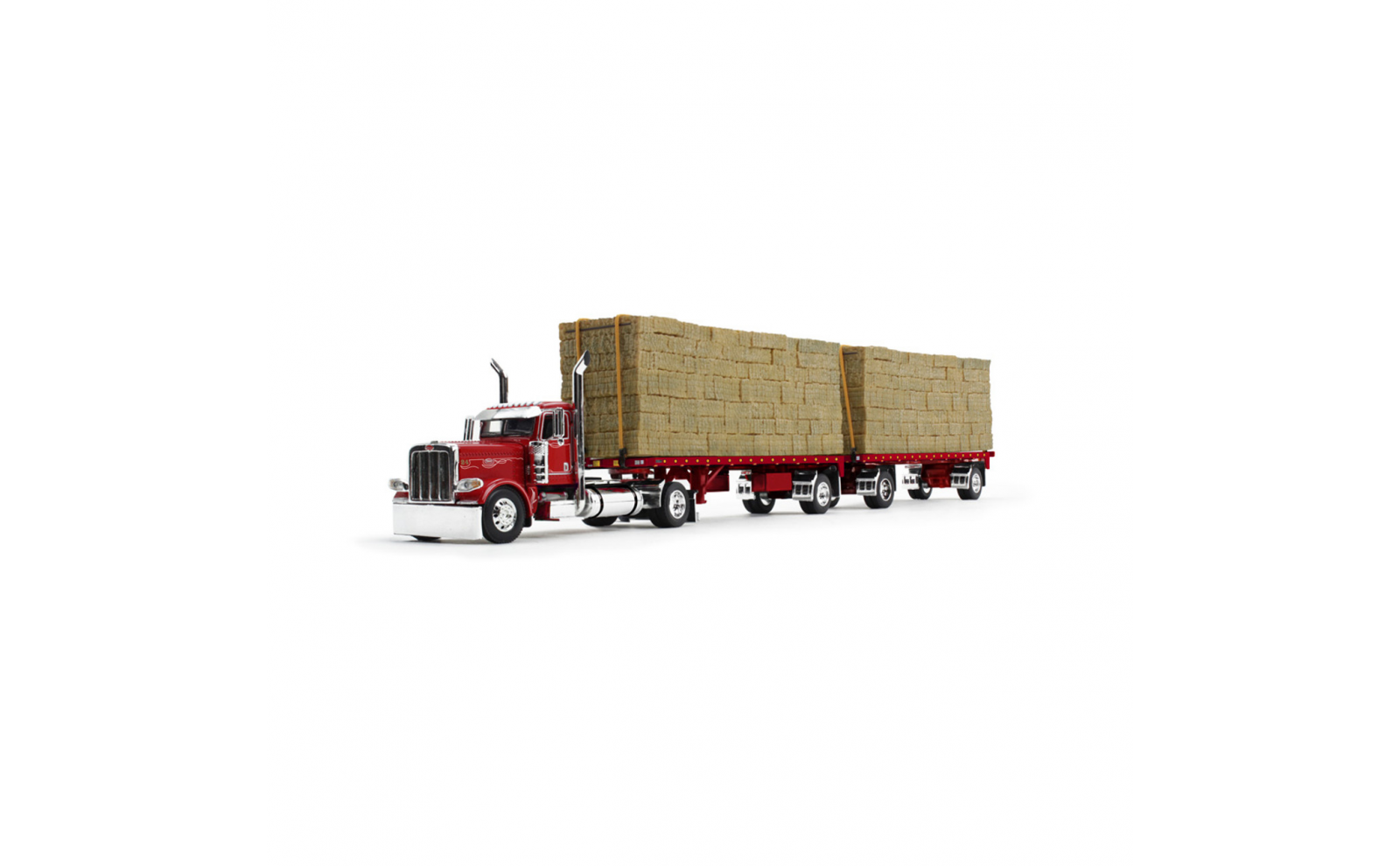 FirstGear Viper Red Peterbilt Model 389 Day Cab & 28.5" Utility Dual ...